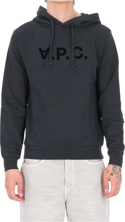 A.P.C. A.p.c., Homme, Sweatshirts et sweats &agrave; capuche, Noir, Taille: XL Standard Grand VPC Sweat &agrave; capuche