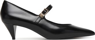 Tommy Hilfiger High Heels Tommy Hilfiger Low Pump Abrasivato FW0FW09321 Schwarz