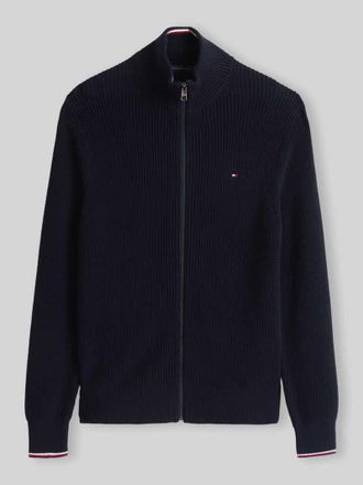Tommy Hilfiger Regular Fit Strickjacke aus reiner Baumwolle