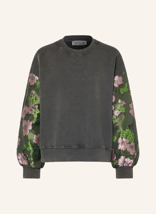 Essentiel Sweatshirt Kueer Mit Jacquard grau