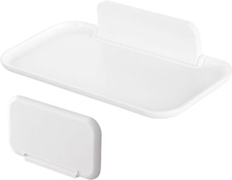 Generic Faltbares Wandregal - 9,06 x 4,72 x 1,81 Zoll h&auml;ngende Plattform ohne Bohren, Lagermesser, Organizer geeignet f&uuml;r Duschbereich, Kochbereich, Schlafzim