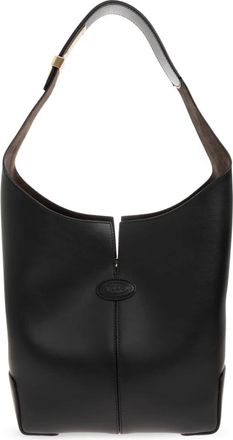 Tod's Femme, Sacs, Noir, Taille: ONE Size Di Bag Folio Small