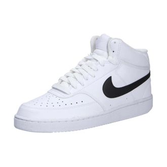 Nike Homme, Sport, Blanc, Taille: 42 1/2 EU Mid Court Vision Baskets