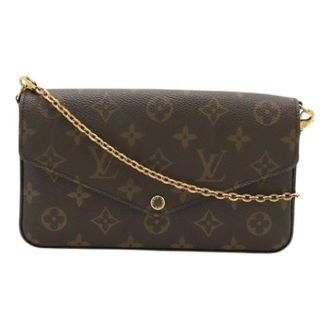 Louis Vuitton Pre-owned Pochette Felicie Monogram Shoulder Bag - Femme - Pre-owned - Brun - Taille: ONE Size