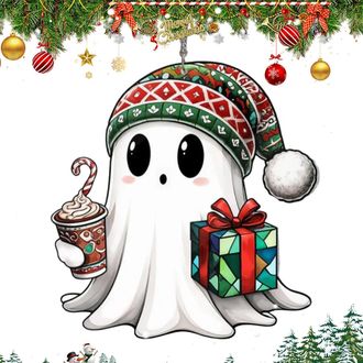 Generic Panda Weihnachtsbaum Ornamente Panda Geist Acryl Weihnachten Sonnenf&auml;nger Einzigartige Weihnachtsdekoration Wand Dekoration Ferienhaus f&uuml;r PA-Liebhabe