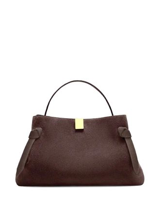 Yuzefi Gyoza suede tote bag - Braun