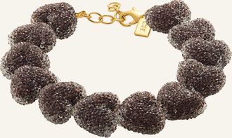 Crystal Haze Crystal Haze Armb&auml;nder Jelly Heart Chocolate By Glambou gold