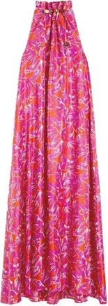 Max Mara Damen Maxikleid aus Seide