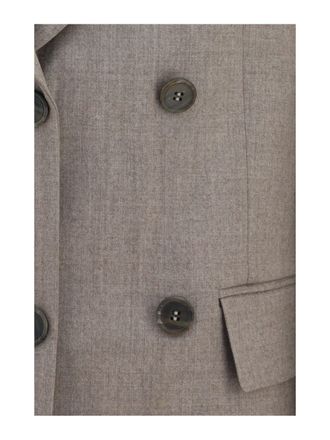 P.A.R.O.S.H. Virgin Wool Fleece Blazer - Gray