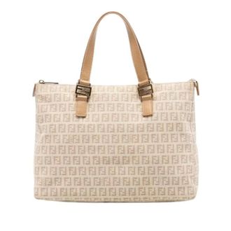 Fendi Pre-owned Vintage Tote - Femme - Pre-owned - Beige - Taille: ONE Size
