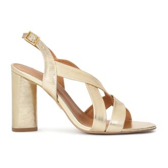 Kazar Goldene Sandalen mit breiten Riemen - - Shoes - Damen - Gelb - 38 EU