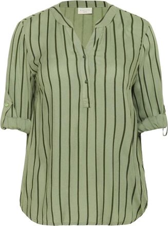 Kaffe Curve Femme, Blouses et Chemises, Vert, Taille: 48 FR Blouses