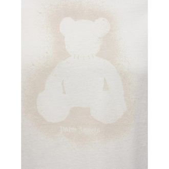 Palm Angels Graphic-Print Cotton T-Shirt - White