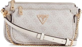 Guess Damen Umh&auml;ngetasche Noelle II Double Pouch CB Logo One Size
