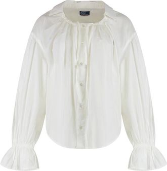 Polo Ralph Lauren Femme, Blouses et Chemises, Blanc, Taille: 38 FR Hauts