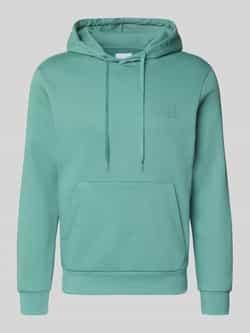 Jack & Jones Hoodie mit Label-Print und K&auml;nguru-Tasche