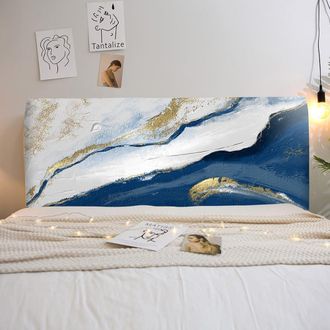 Generic Kopfteilbezug Bettkopfteil Hussen F&uuml;r Einzel-/Kingsize-/Doppelbett-Kopfteile Waschbarer Elastischer Bett Kopfteil Abdeckung Bett Kopfteil Staubschutzb