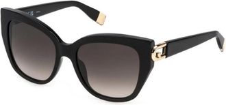 Furla Femme, Accessoires, Noir, Taille: 55 MM Authentiques Lunettes Sfu816 0700
