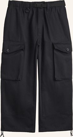 Yohji Yamamoto Y-3 Twillhose schwarz