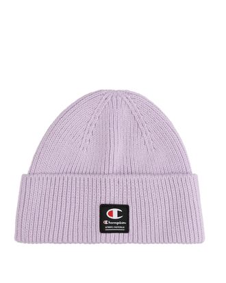 Champion Lifestyle Caps (806069) - Recycled Acryl Knitted Garnblock Logo M&uuml;tze, Orchidee (ORP), Einheitsgr&ouml;&szlig;e Unisex - Erwachsene FW24, Orchidee (ORP), One Siz