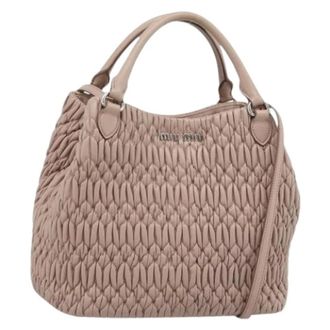 Miu Miu Sac &agrave; main Pre-owned - Femme - Pre-owned - Rose - Taille: ONE Size