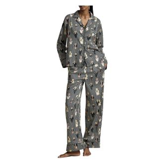 Polo Ralph Lauren Gestreifte Pyjama Set - - Nightwear & Lounge - Damen - Mehrfarbig - M