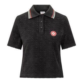 Casablanca Polo Shirts - - Tops - Damen - Schwarzk - S