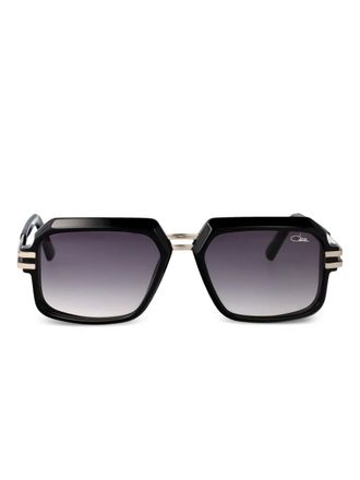 Cazal Sonnenbrille mit Logo-Print - Schwarz