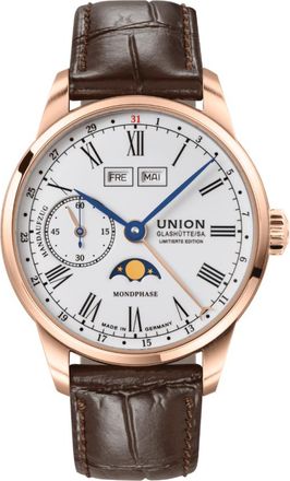 Union Glash&uuml;tte/SA. 1893 JOHANNES D&Uuml;RRSTEIN EDITION MONDPHASE LIMITIERTE EDITION Herrenuhr D903.458.76.013.09