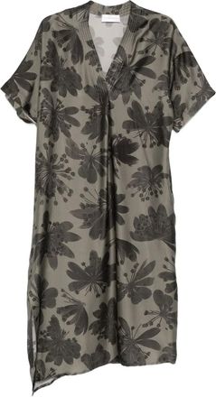 Christian Wijnants Dives Kleid mit V-Ausschnitt - Grün