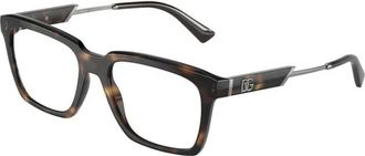Dolce & Gabbana Homme, Accessoires, Brun, Taille: 54 MM Monture optique