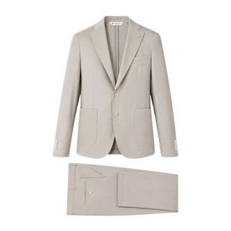 Manuel Ritz Herren, Anz&uuml;ge, Beige, MGr&ouml;&szlig;e