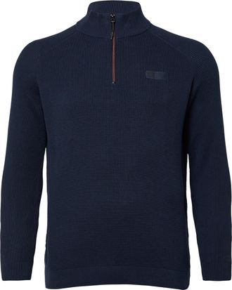 s.Oliver Pullover aus Strukturstrick mit Troyer-Kragen
