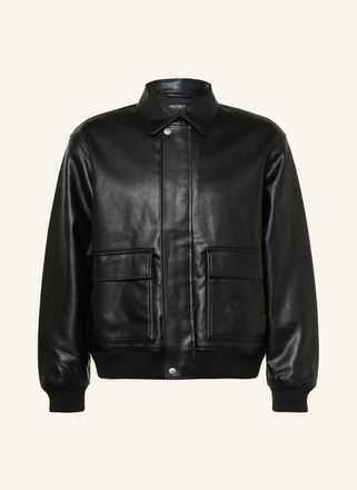 Carhartt Work in Progress Carhartt Wip Jacke Arizona In Lederoptik schwarz