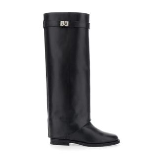 Via Roma 15 Cuffed High Boot - - Shoes - Damen - Schwarzk - 37 EU