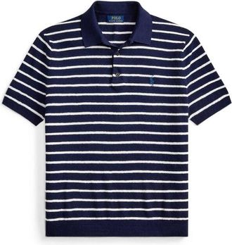 Polo Ralph Lauren Herren Poloshirt aus Leinenmischung