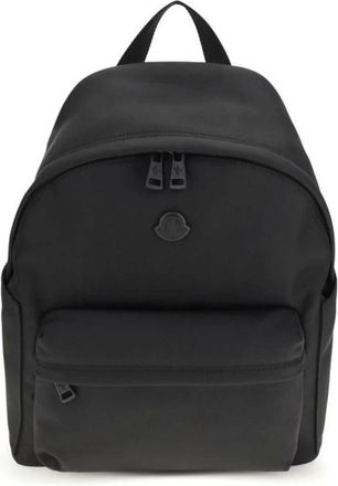 Moncler Homme, Sacs, Noir, Taille: ONE Size Sac &agrave; dos &eacute;l&eacute;gant en tissu avec plusieurs compartiments