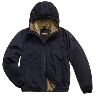 Blauer Veste capuche int&eacute;rieure en marmotine 25WBLUC11083 Tg. M Col. Bleu