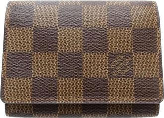 Louis Vuitton Pre-owned Damier Card Case - Femme - Pre-owned - Brun - Taille: ONE Size