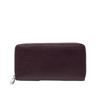 Louis Vuitton Portefeuille long zipp&eacute; doccasion - Femme - Pre-owned - Violet - Taille: ONE Size