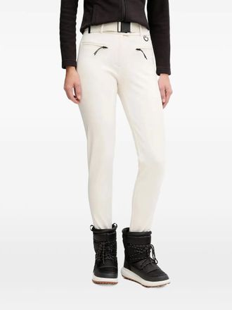 BOSS pantalon de ski &agrave; ceinture &agrave; boucle - Blanc
