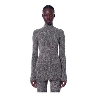 Sportmax Pull en Laine Bouquet - Femme - Pulls - Brun - Taille: 40 FR