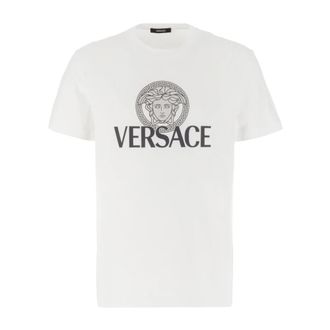 Versace T-Shirts - - Tops - Herren - Wei&szlig; - XL