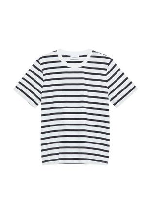 Comma Kurzarmshirt T-Shirt Gestreiftes T-Shirt