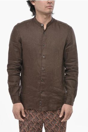 Altea Linen Shirt CLARK With Korean Collar size Xxl