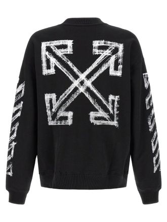 Off-white Motion Arrow Graphic Sweatshirt - Black