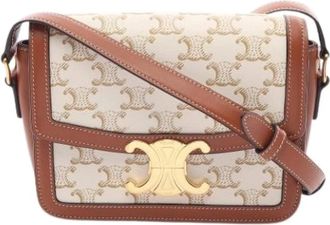 Celine Sac bandouli&egrave;re vintage Pre-owned - Femme - Pre-owned - Beige - Taille: ONE Size