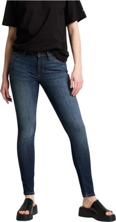 Cross Damen Jeans Alan N497-240 Skinny in Dark Blue (DE/NL/SE/PL, Bundweite & Schrittl&auml;nge, 33, 30, Dark Blue)