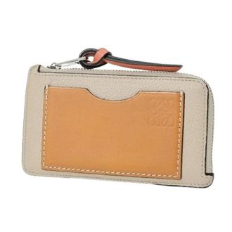 Loewe Portefeuille en cuir Pre-owned - Femme - Pre-owned - Beige - Taille: ONE Size