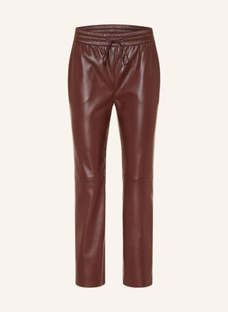 Juvia 7/8-Hose Rosa In Lederoptik rot